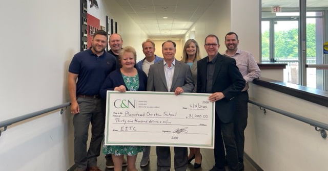 EITC Contribution Donation to Plumstead Christian School | C&N